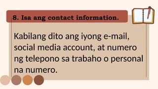 BIONOTE.Senior High School.Filipino12pptx | PPTX