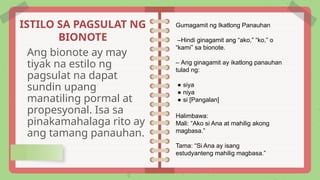 AKADEMIKONG SULATIN SA PILING LARANG_BIONOTE.pptx