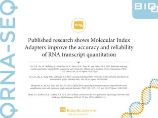 Bioo Scientific - Absolute Quantitation for RNA-Seq | PDF