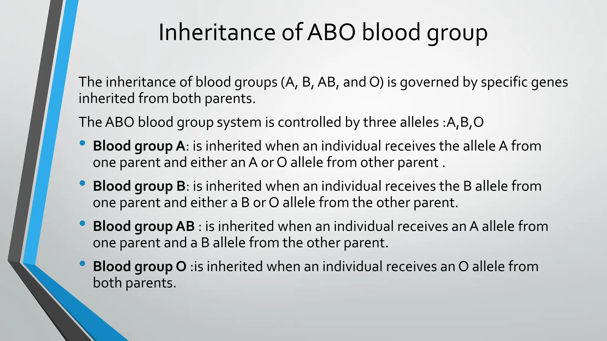 BIOOD GROUP SYSTEM .. ABO blood group system .how to identify blood ...
