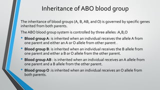 BIOOD GROUP SYSTEM .. ABO blood group system .how to identify blood ...