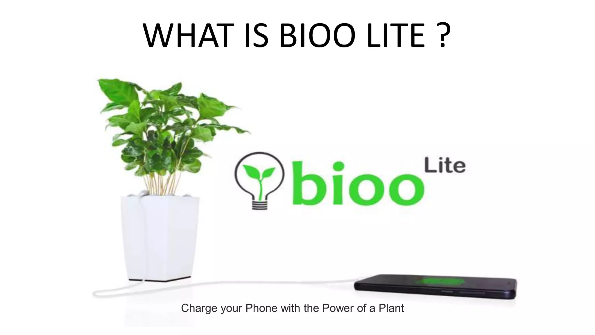 Bioo lite | PPT