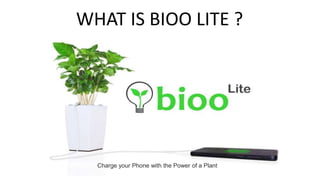 Bioo lite | PPT