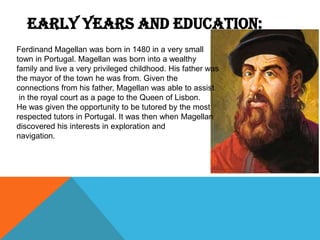 Bio on ferdinand magellan | PPTX