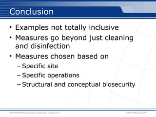 biosecurity operations measures presentation | PPTX