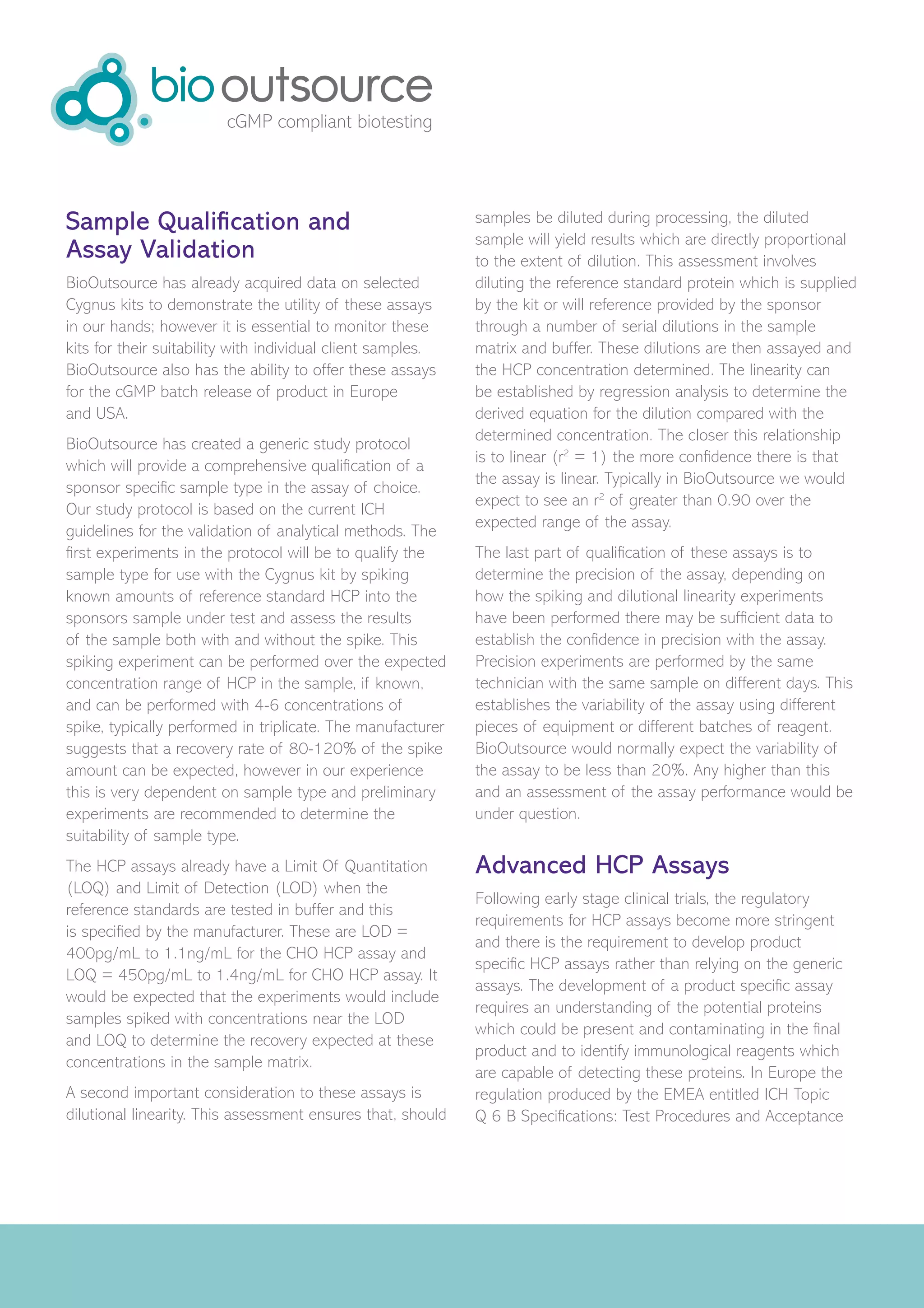 Bio outsource hcp | PDF