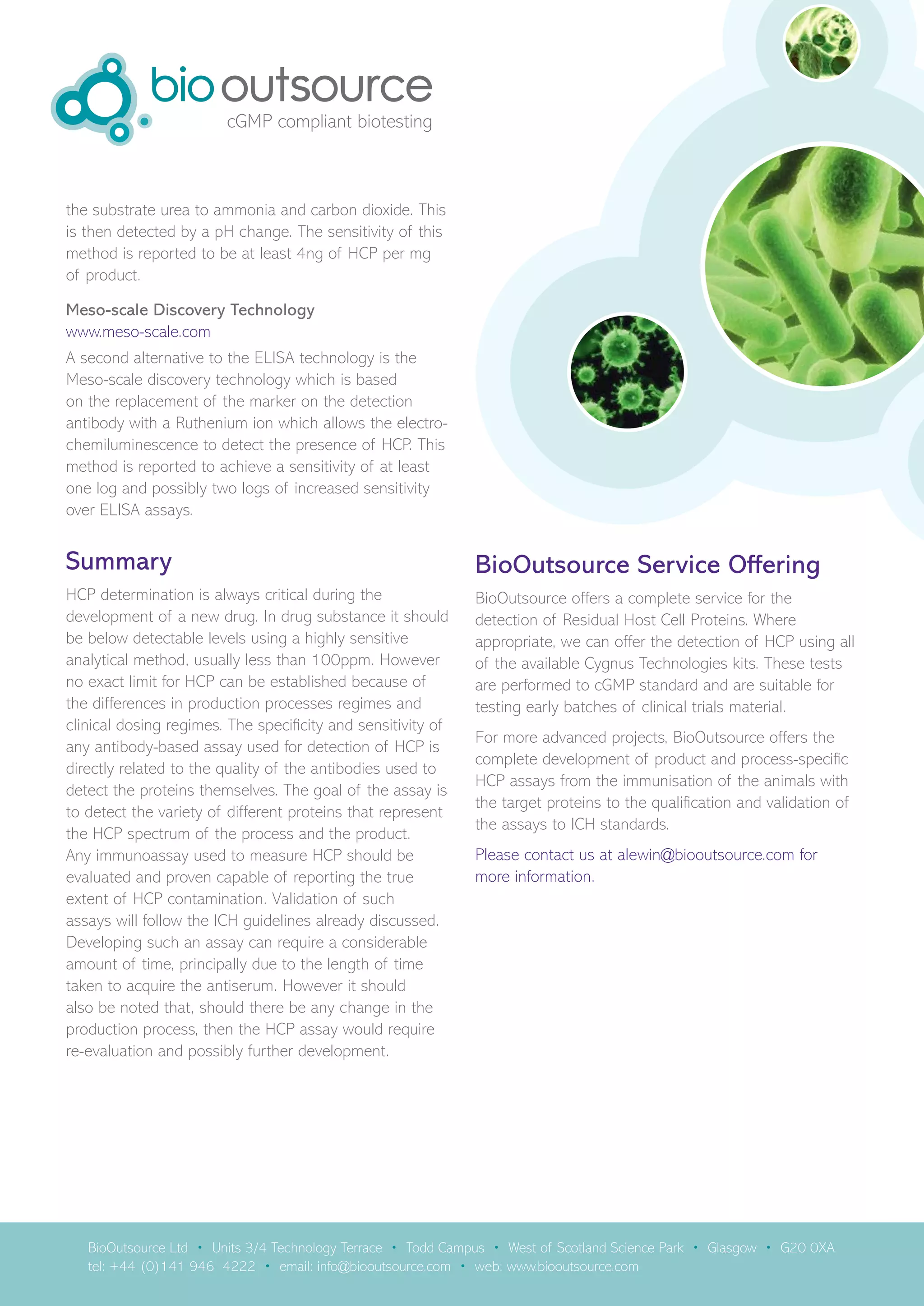 Bio outsource hcp | PDF