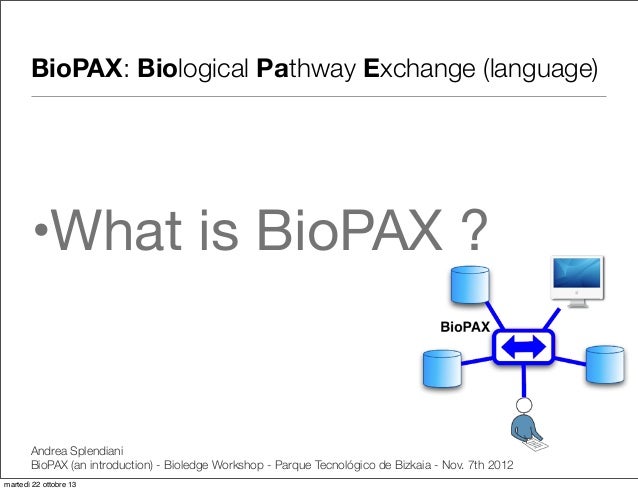 BioPAX (an introduction)