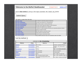 BioPerl Project Update | PPT