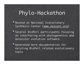 BioPerl Project Update | PPT