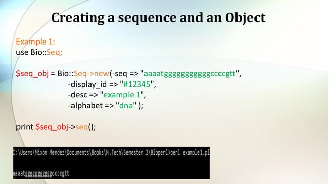 PERL- Bioperl modules | PDF | Programming Languages | Computing