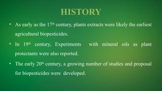BIOPESTICIDE - TYPES, ADVANTAGES, DISADVANTAGES AND IMPORTANCE | PPTX