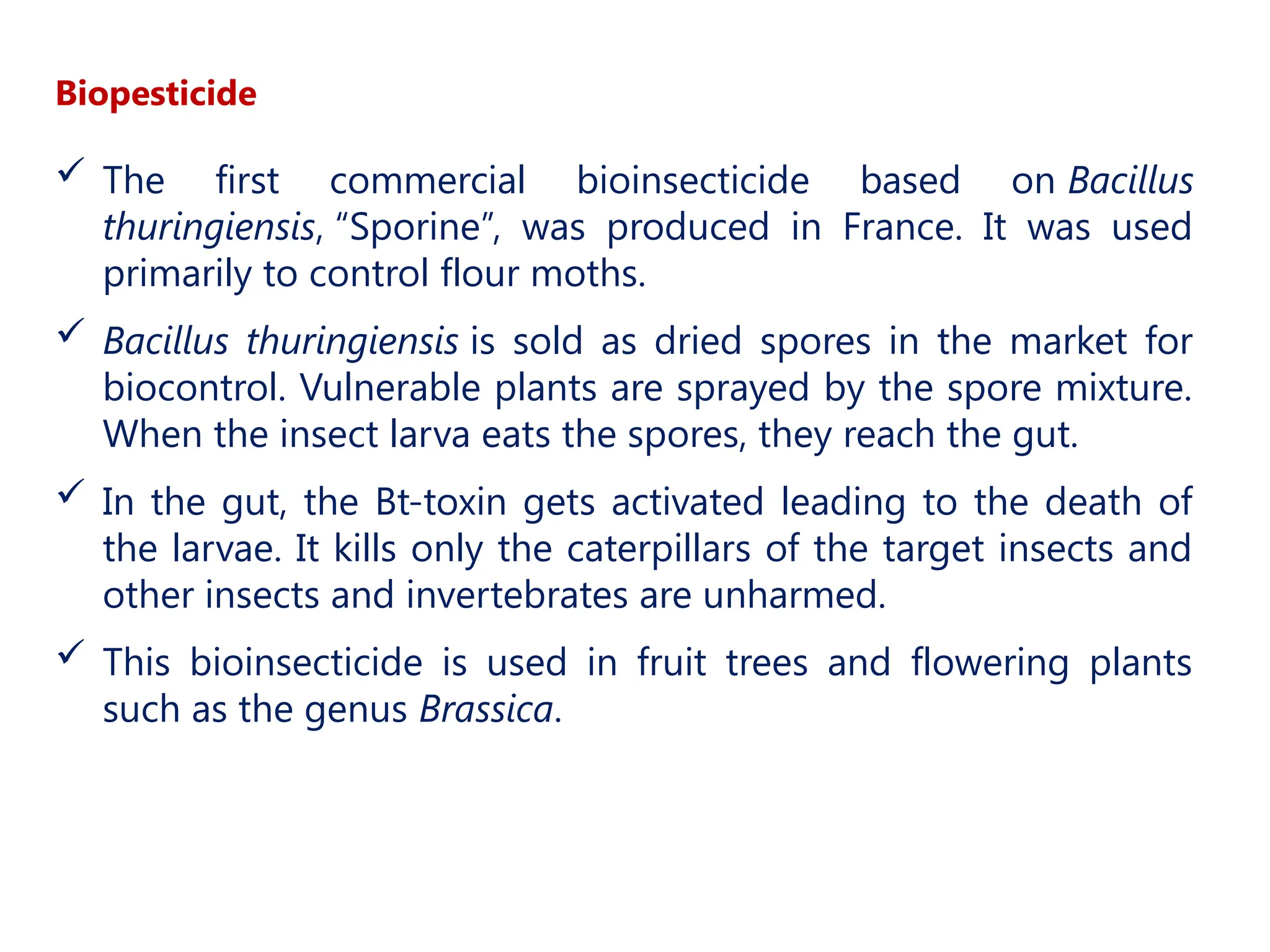 Bio pesticide - Bacillus thuringiensis PPT.pptx