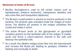 Bio pesticide - Bacillus thuringiensis PPT.pptx