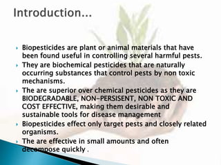 Biopesticide | PPTX