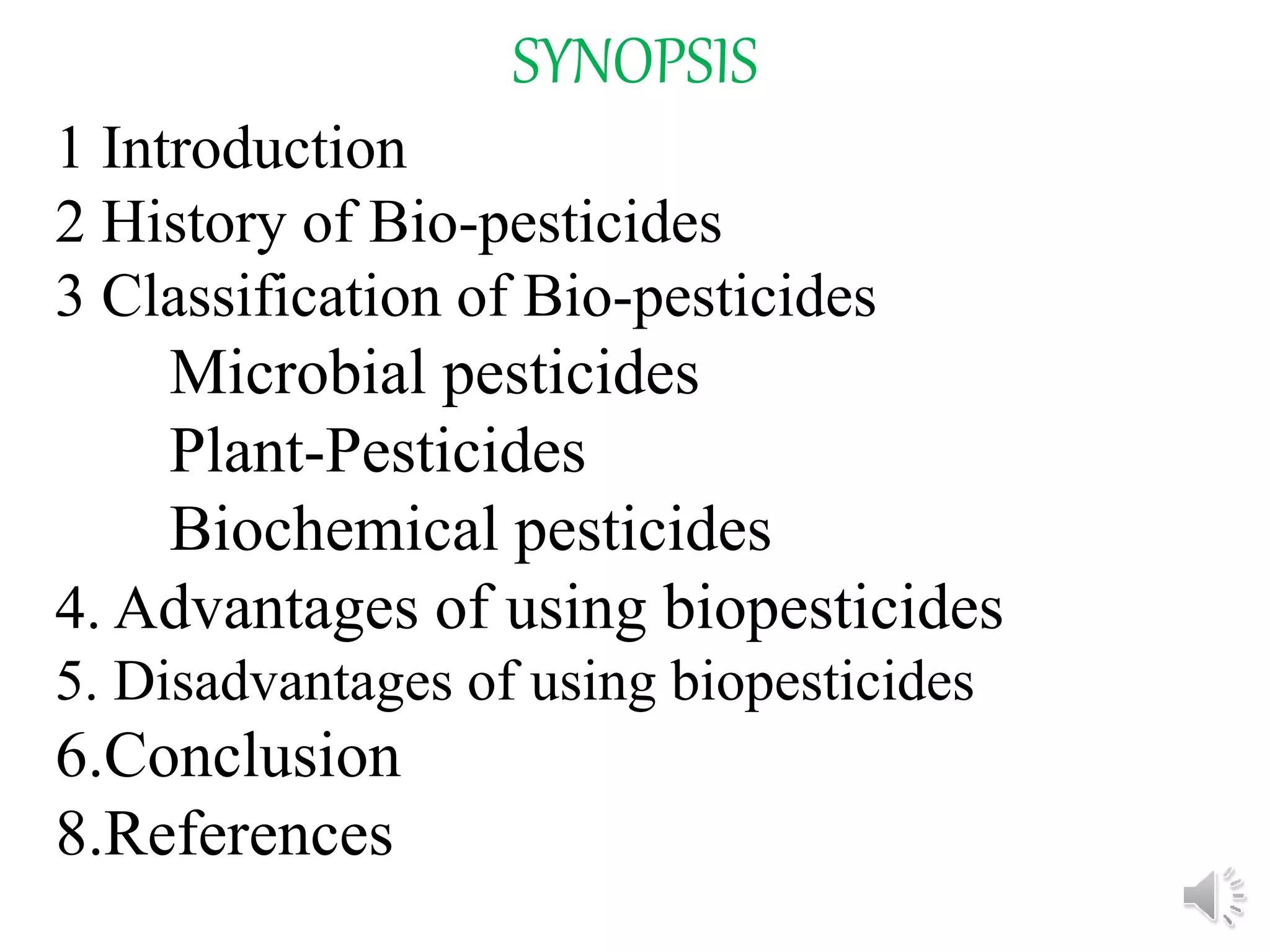 Biopesticide | PPTX