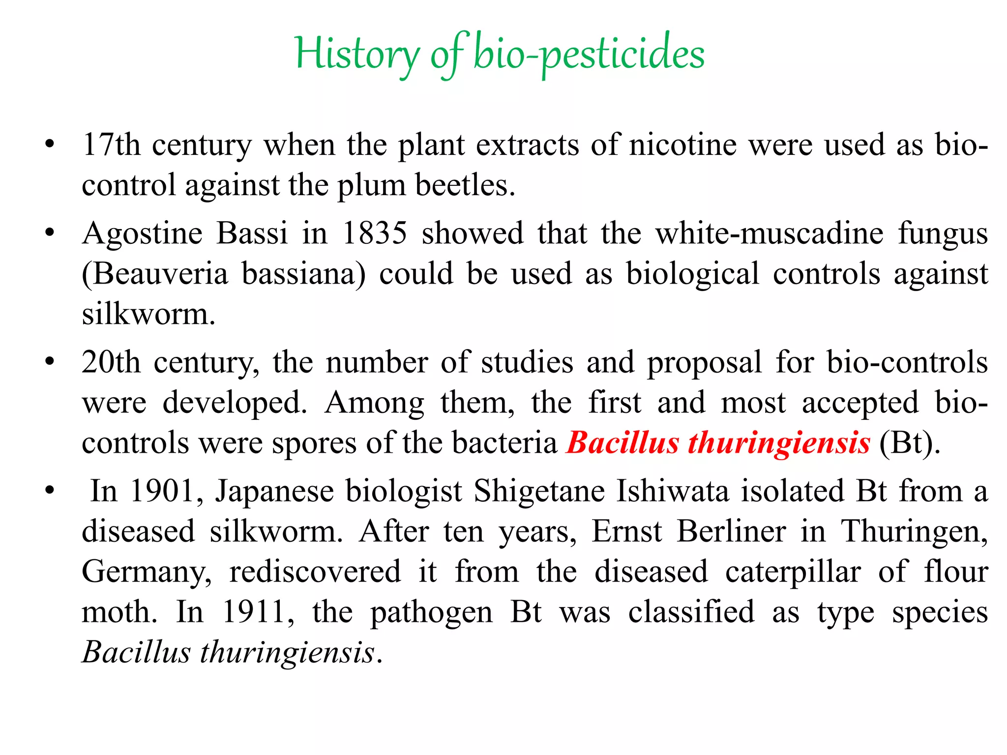Biopesticide | PPTX