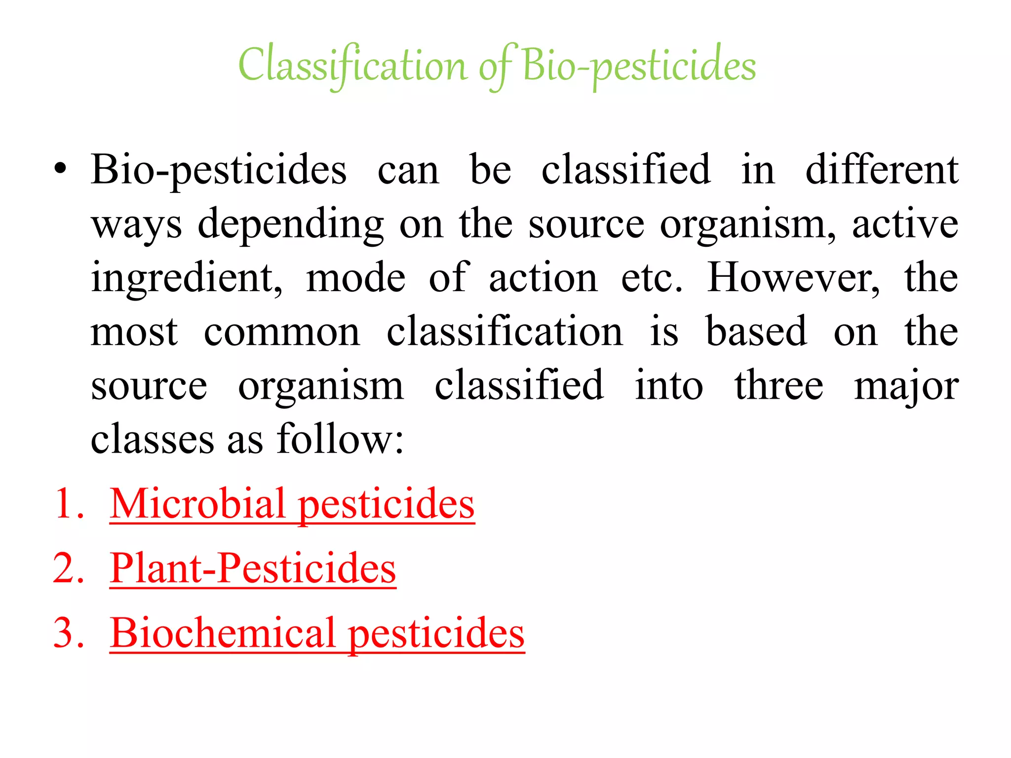 Biopesticide | PPTX