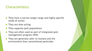 Introduction of pesticides and Biopesticide | PPTX
