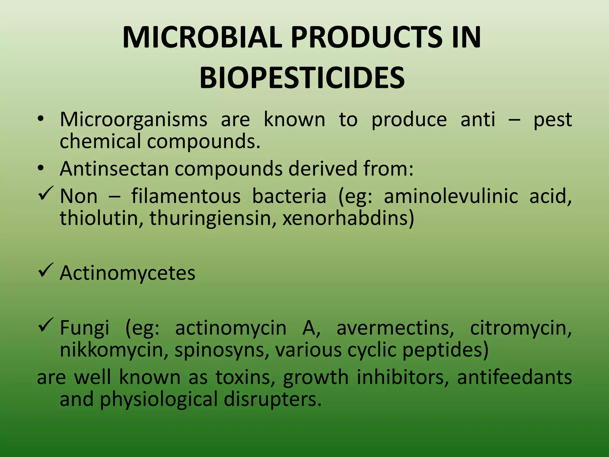 Biopesticides | PPTX