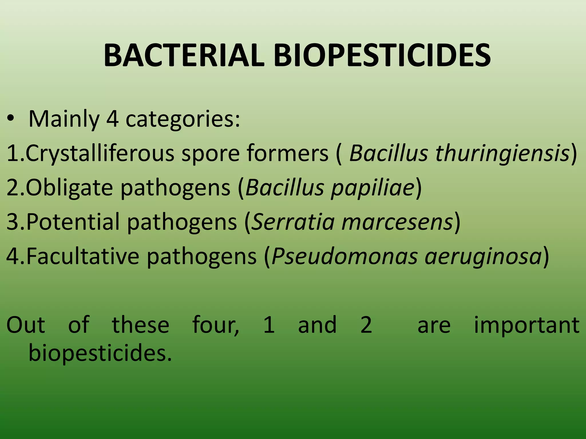 Biopesticides | PPTX