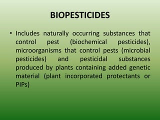 Biopesticides | PPTX