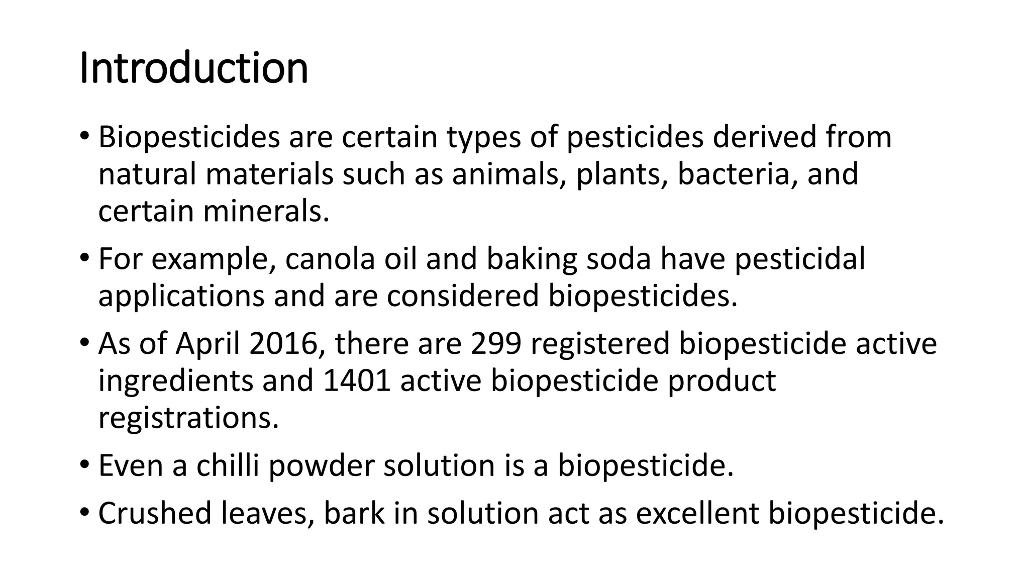 Biopesticides | PPTX