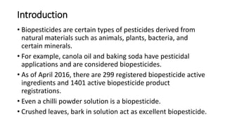Biopesticides | PPTX