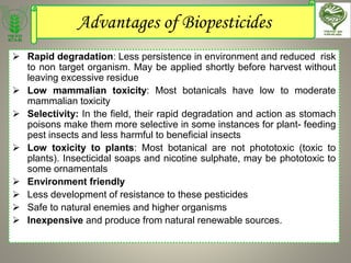 Biopesticides in opm | PPTX
