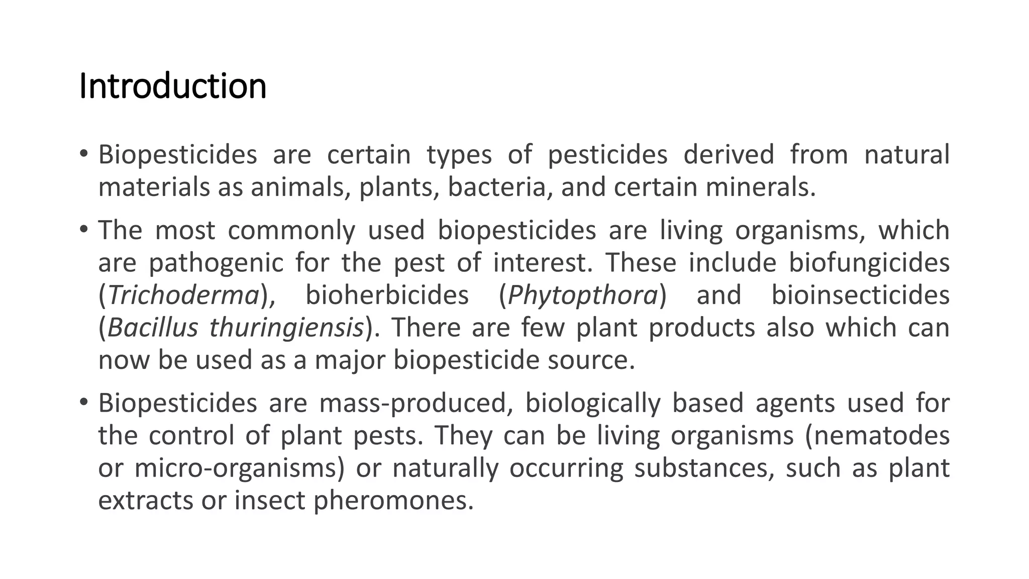 Biopesticides | PPTX