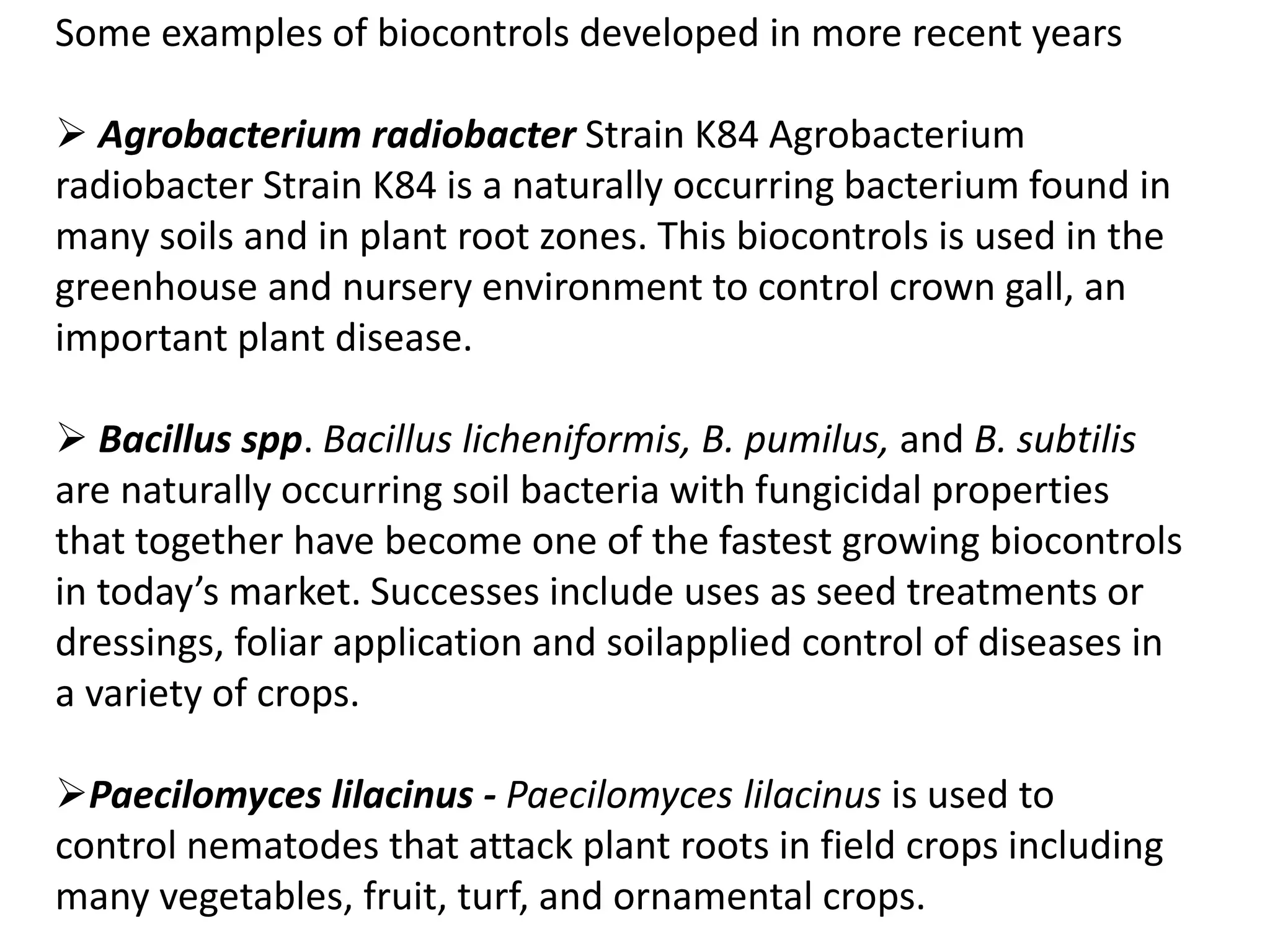 biopesticides HISTORY AND TYPES OF BIOPESTICIDES | PPTX