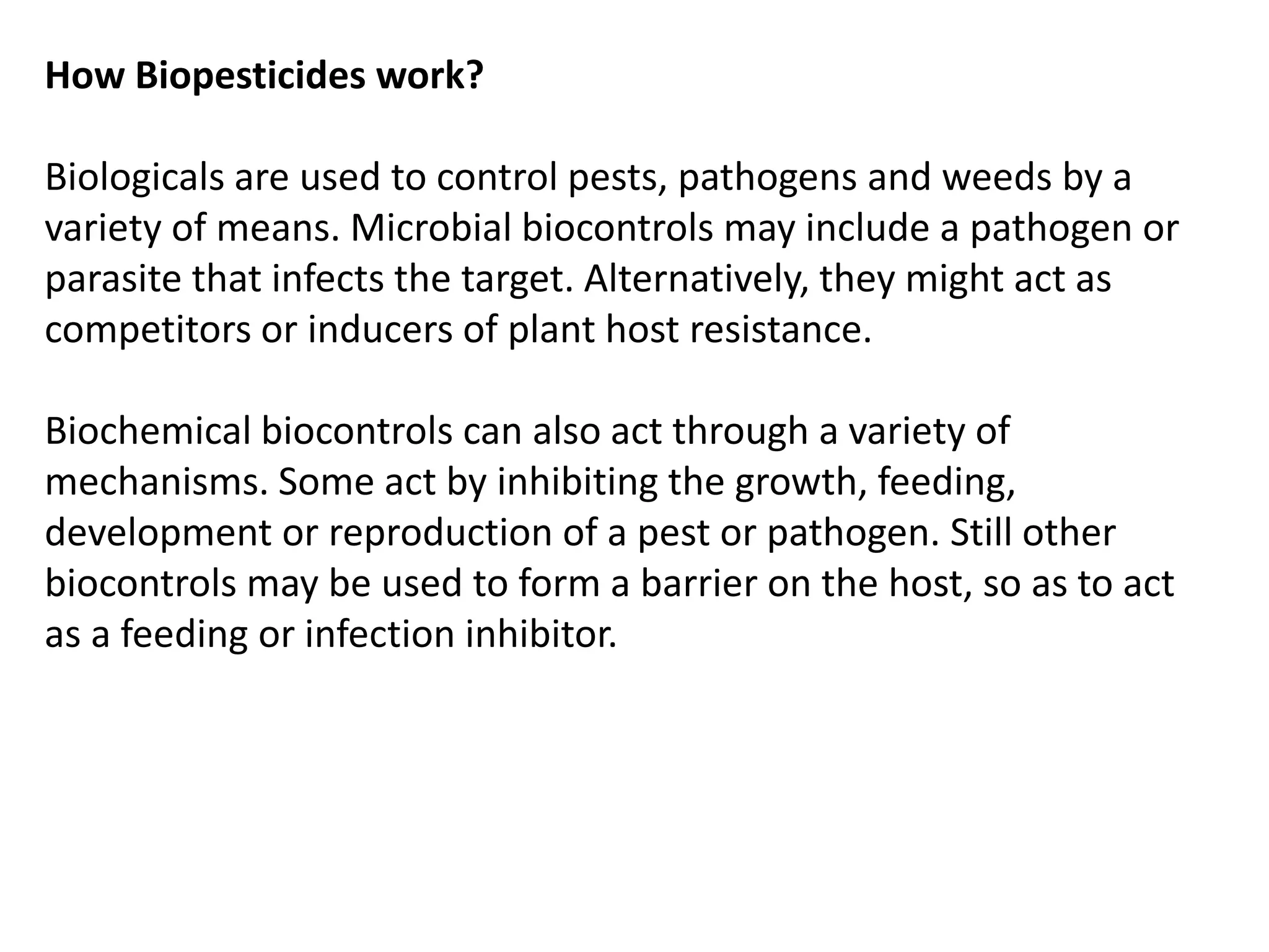 biorational insecticides notes ppt for B.Sc agriculture students | PPTX