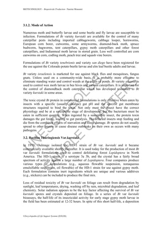 Bio pesticides production | PDF