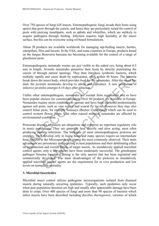 Bio pesticides production | PDF