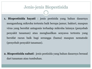 Biopestisida | PPTX