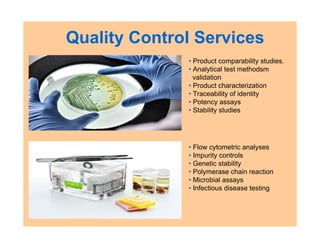 Biopharmaceutical and cell therapy products | PPT