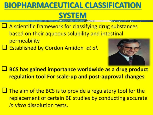 Bio Pharmaceutical Classification BCS.pptx