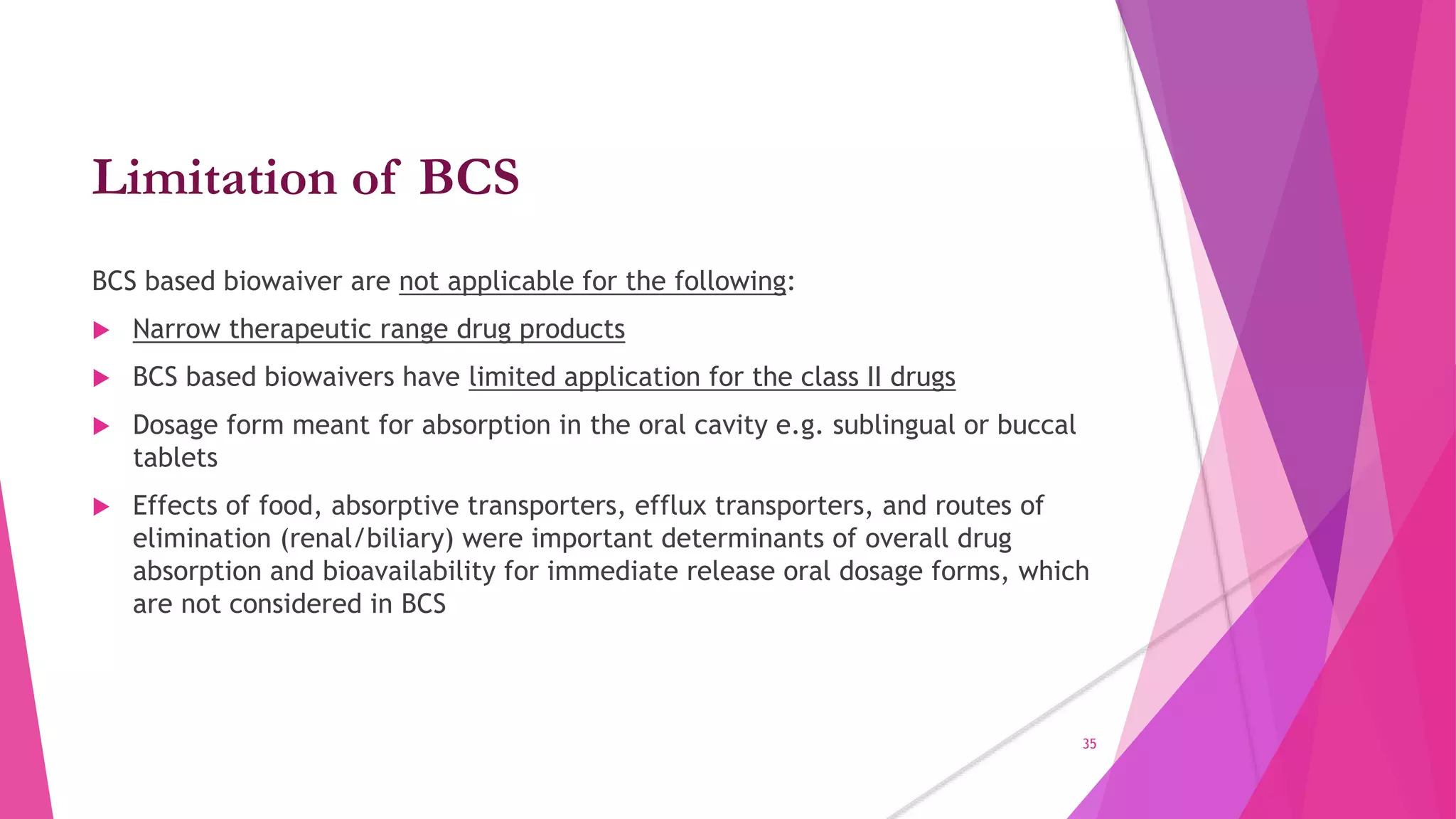 Biopharmaceutical classification system. | PPTX