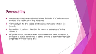 Biopharmaceutical classification system. | PPTX
