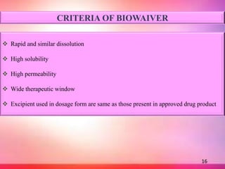 Bio pharmaceutical classification System [BCS] | PPTX