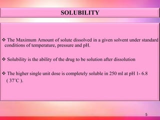 Bio pharmaceutical classification System [BCS] | PPTX