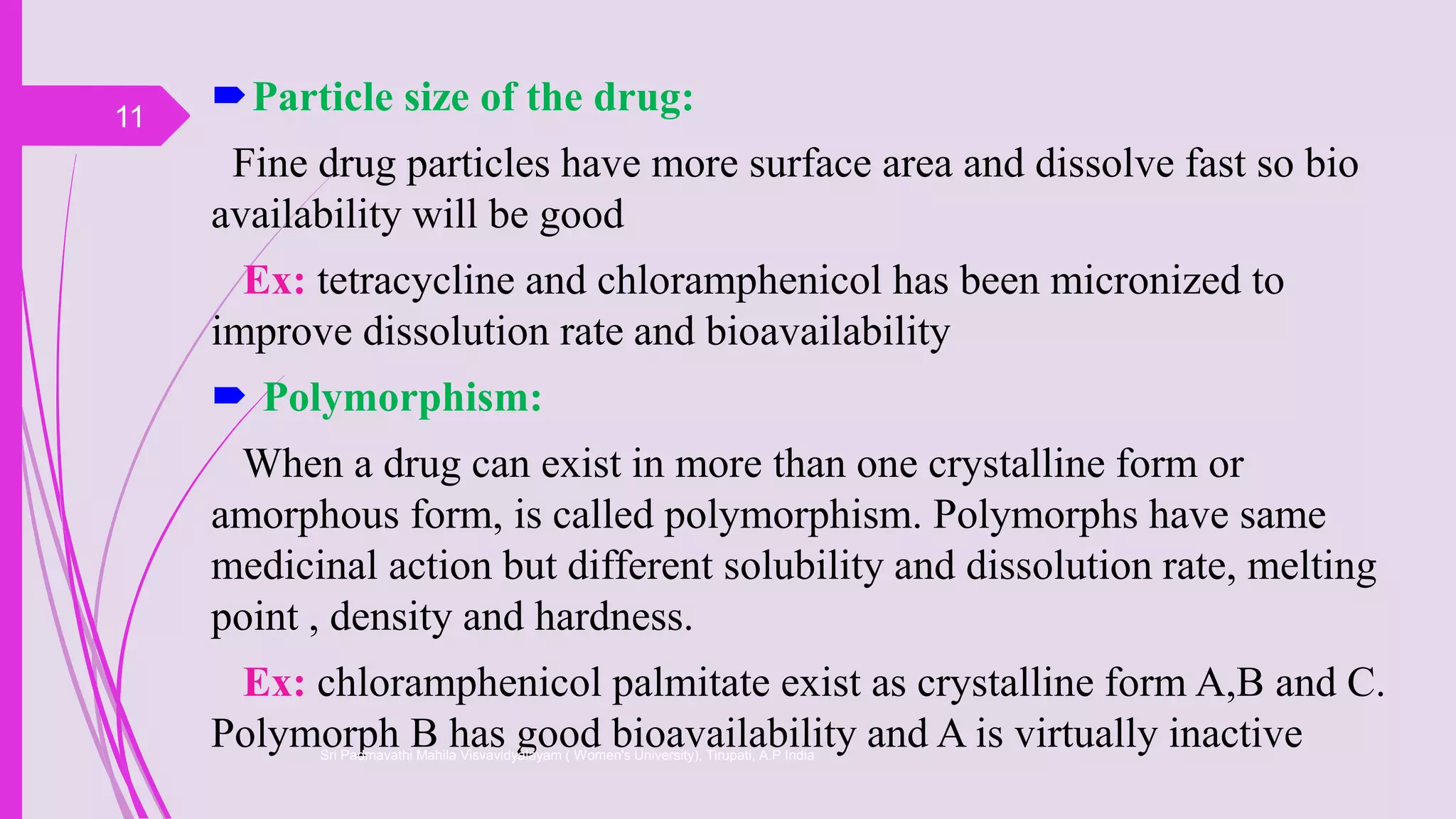 Biopharmaceutical factors affecting drug bioavaialbility | PPTX