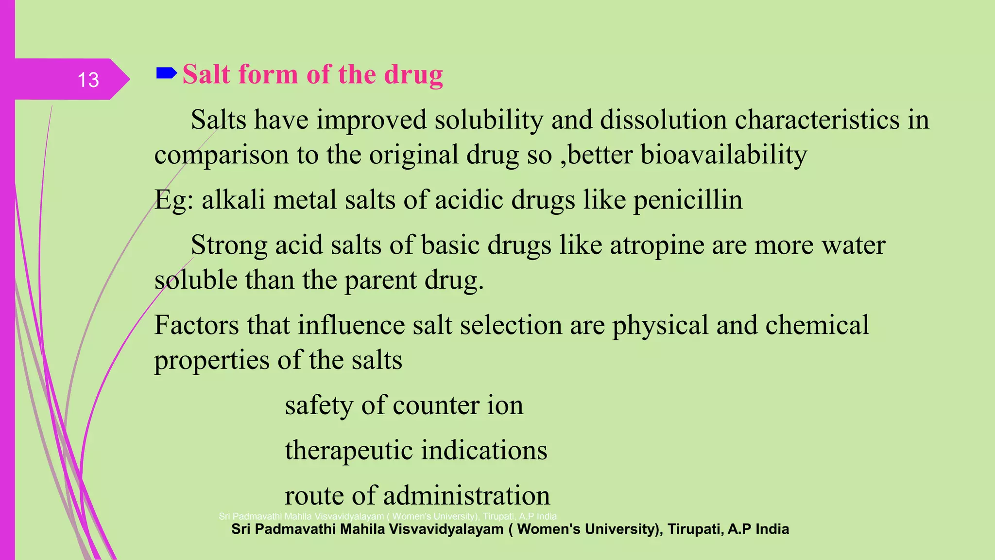 Biopharmaceutical factors affecting drug bioavaialbility | PPTX