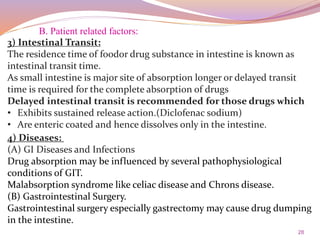 Biopharmaceutical factors effecting bioavailability | PPTX