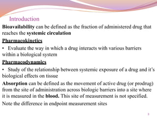 Biopharmaceutical factors effecting bioavailability | PPTX ...