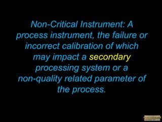 Biopharmaceutical manufacturing instrument classification | PPT