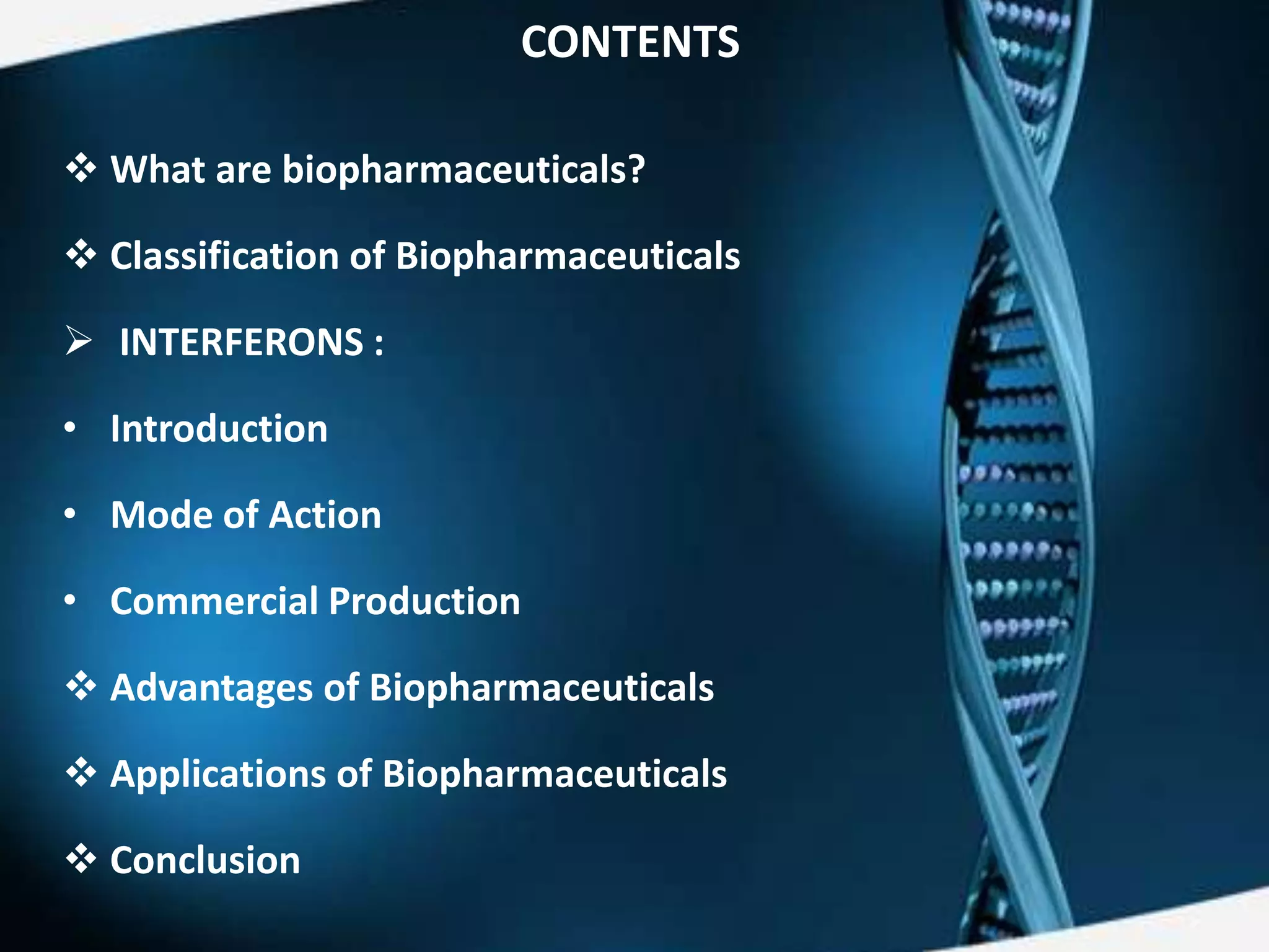 Biopharmaceuticals | PPTX