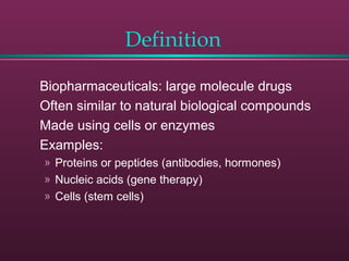 Biopharmaceuticals | PPT