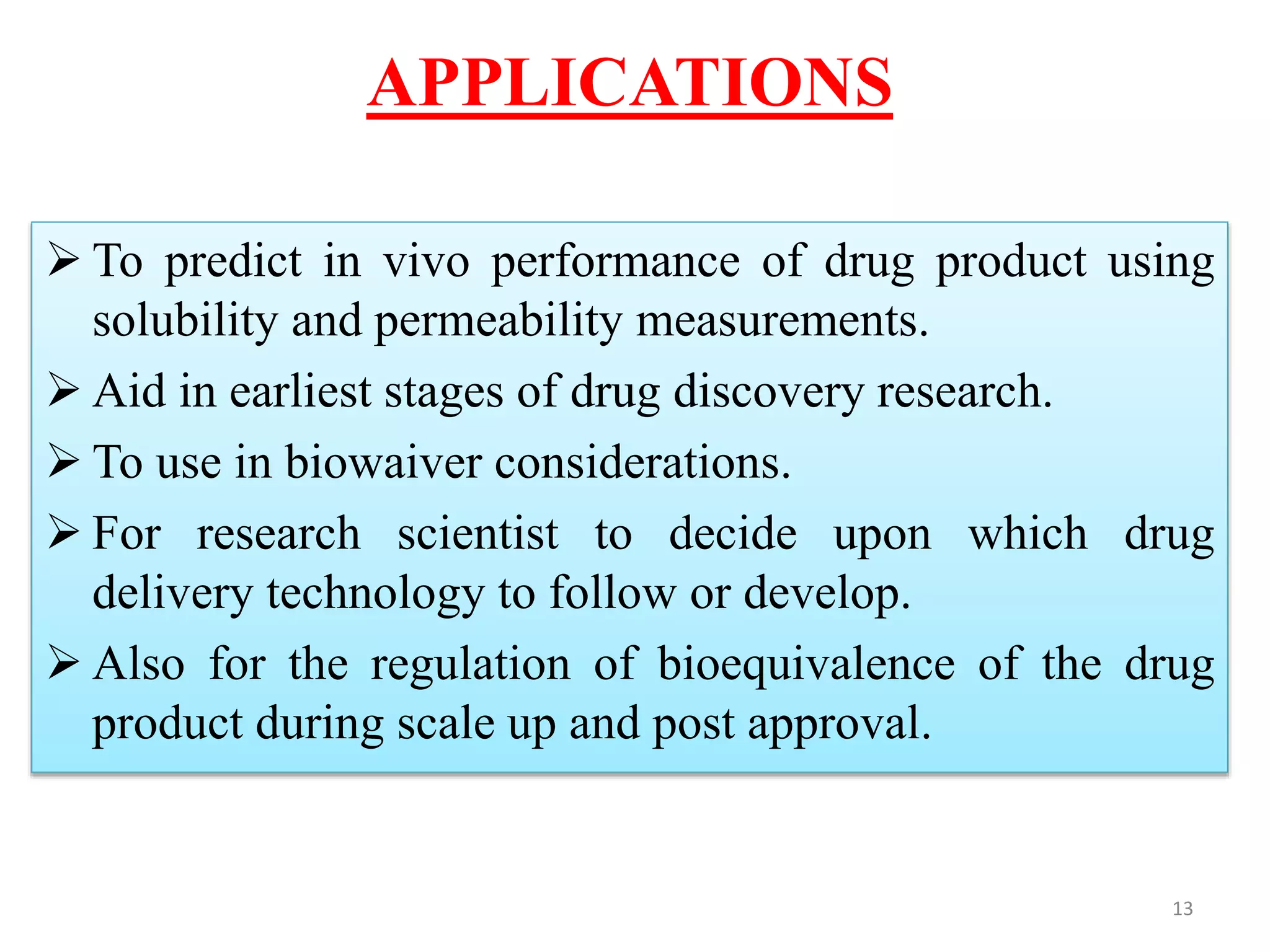 Biopharmaceutical Classification System | PPTX
