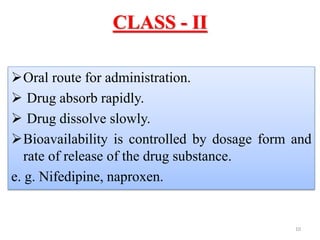 Biopharmaceutical Classification System | PPTX